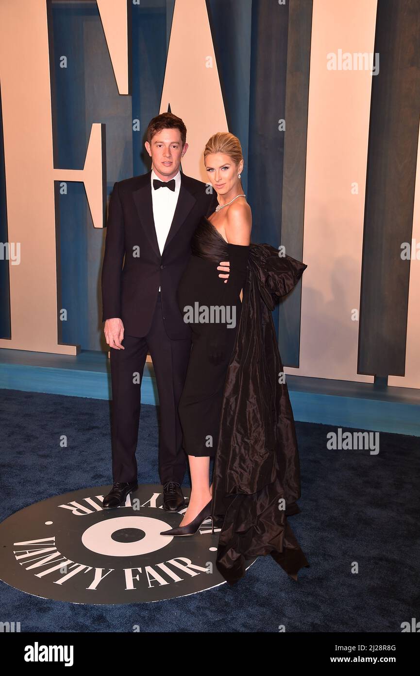 LOS ANGELES, CALIFORNIA - March 27: Nicky Hilton Rothschild and James ...