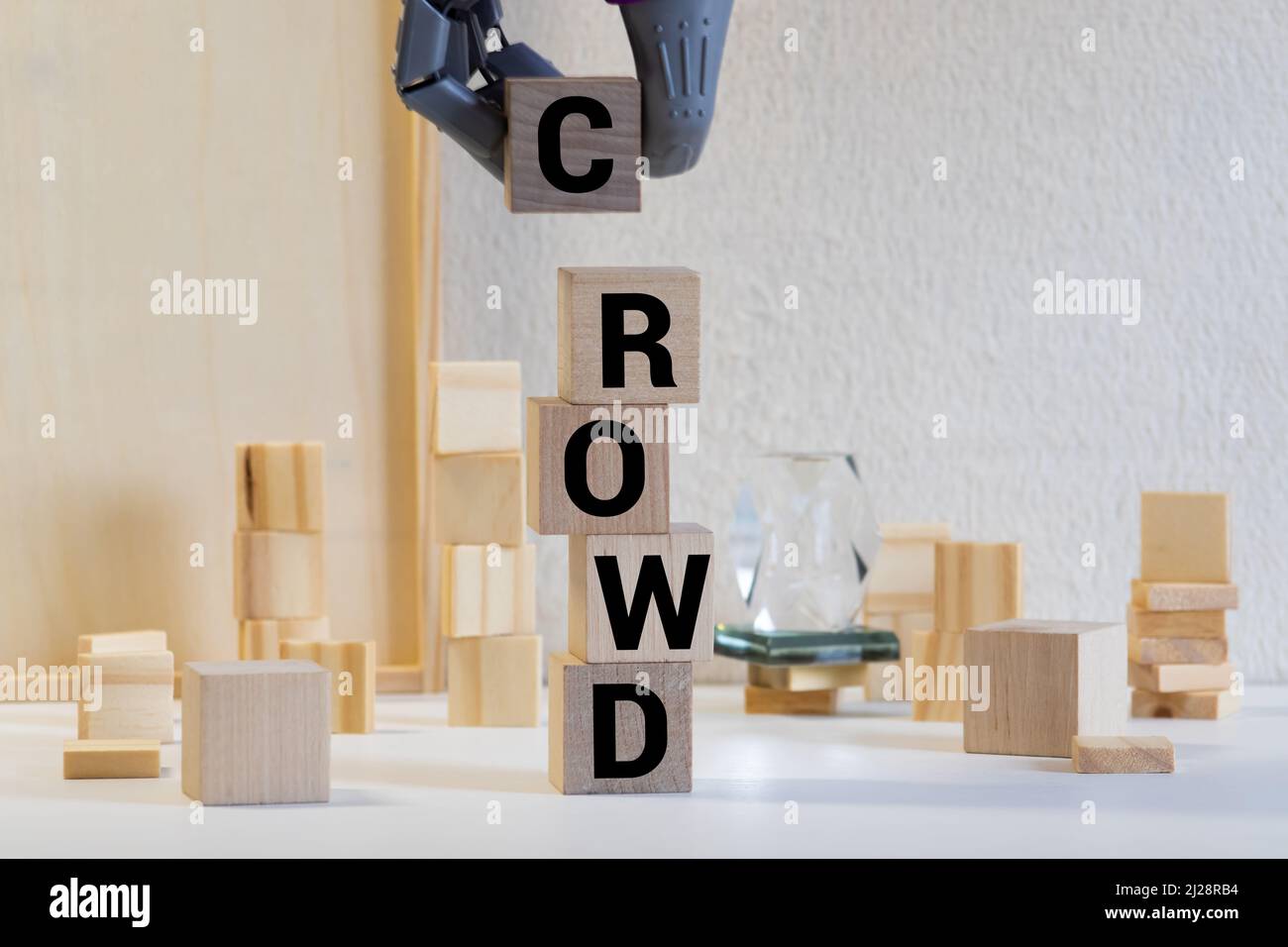 Crowdfunding concept business team hi-res stock photography and images ...
