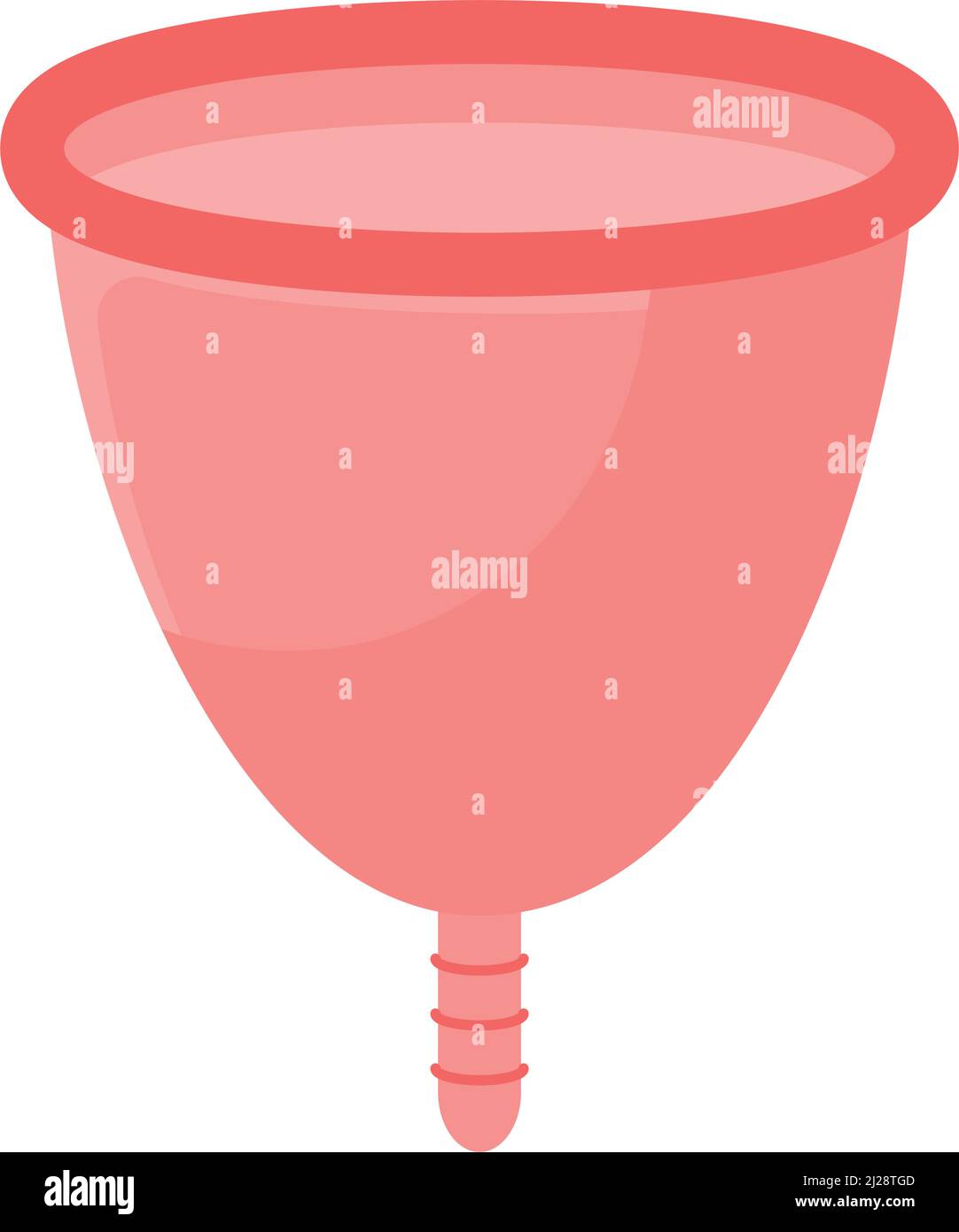 red menstrual cup Stock Vector Image & Art - Alamy