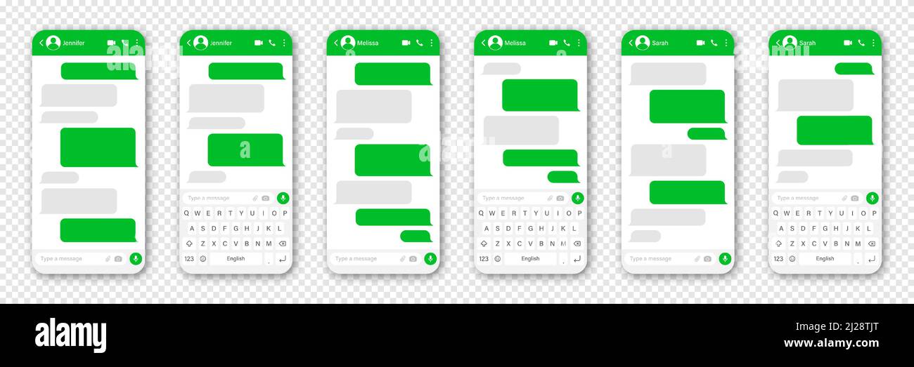 Messaging app design, user interface. Blank SMS text frame ... Messaging app design, user interface. Blank SMS text frame ...