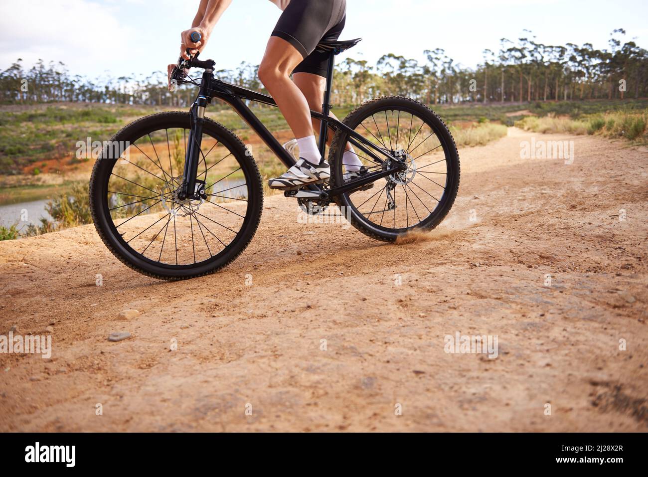 Riding a bike copy space and outdoors hi-res stock photography and ...