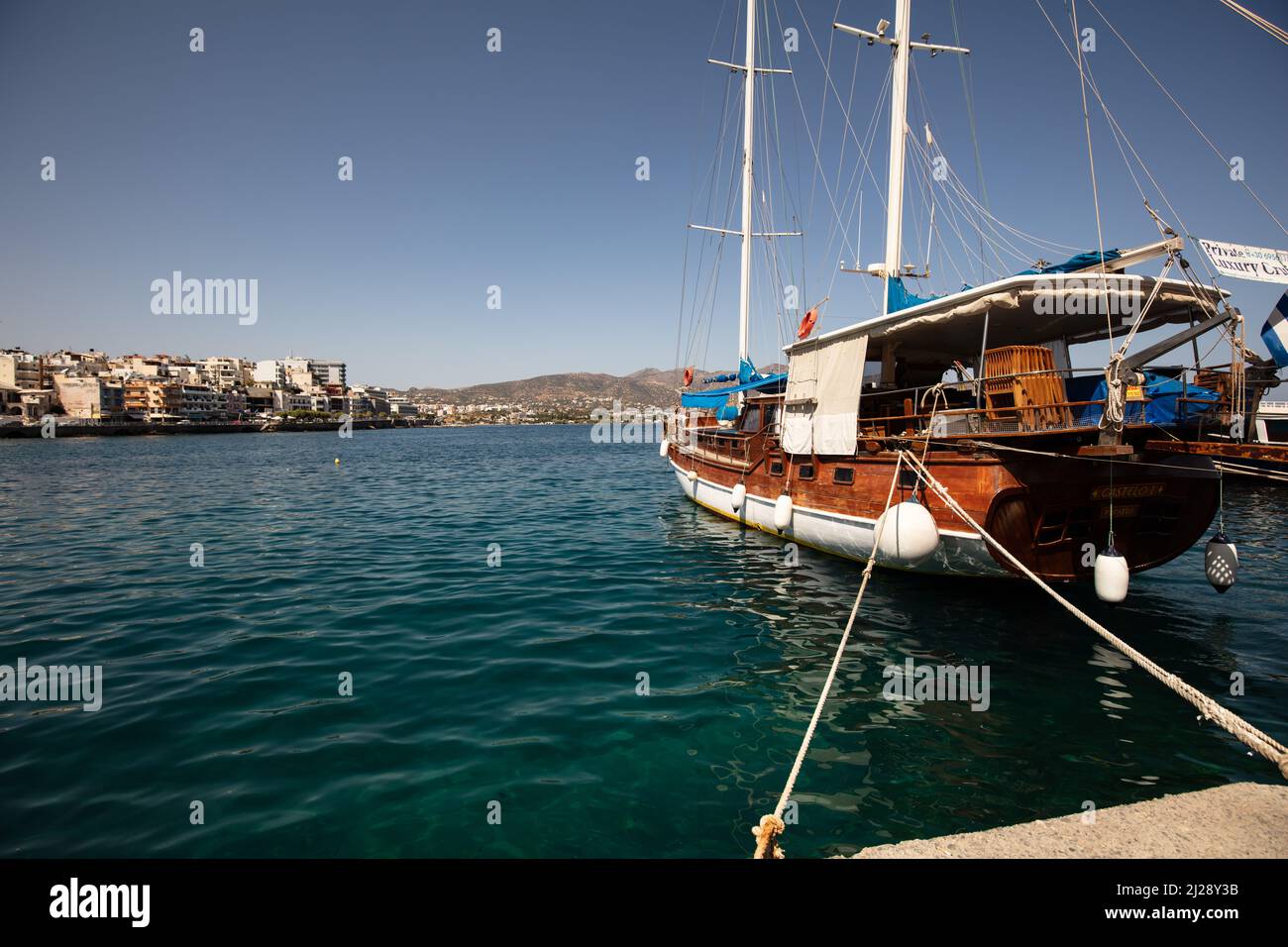 Agios nicolaos greece hi-res stock photography and images - Alamy