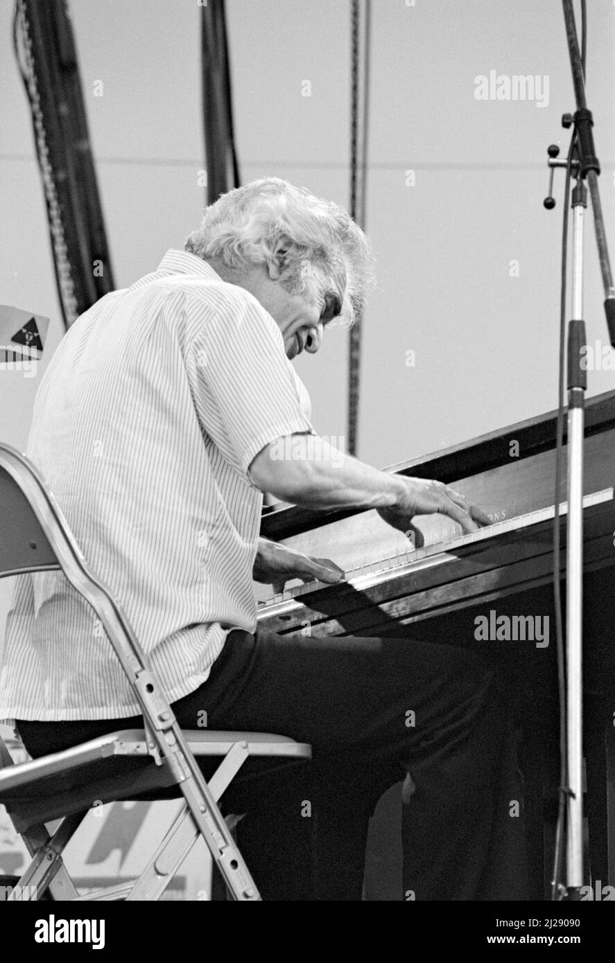 American jazz pianist Dave Brubeck at the 1982 Capital Radio Jazz ...