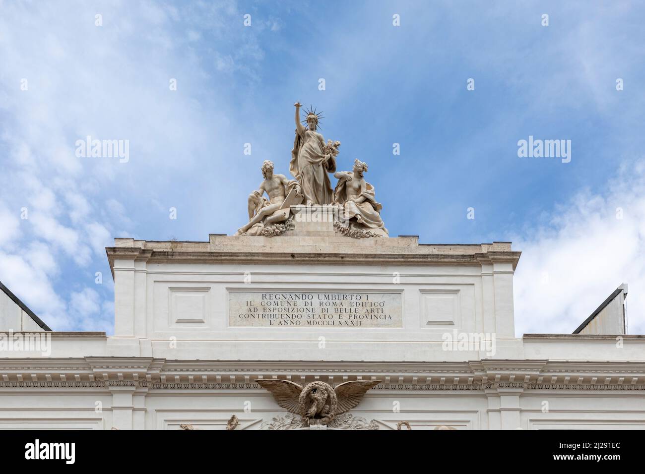 Rome, Italy - August 5, 2021: The Palazzo delle Esposizioni is a ...