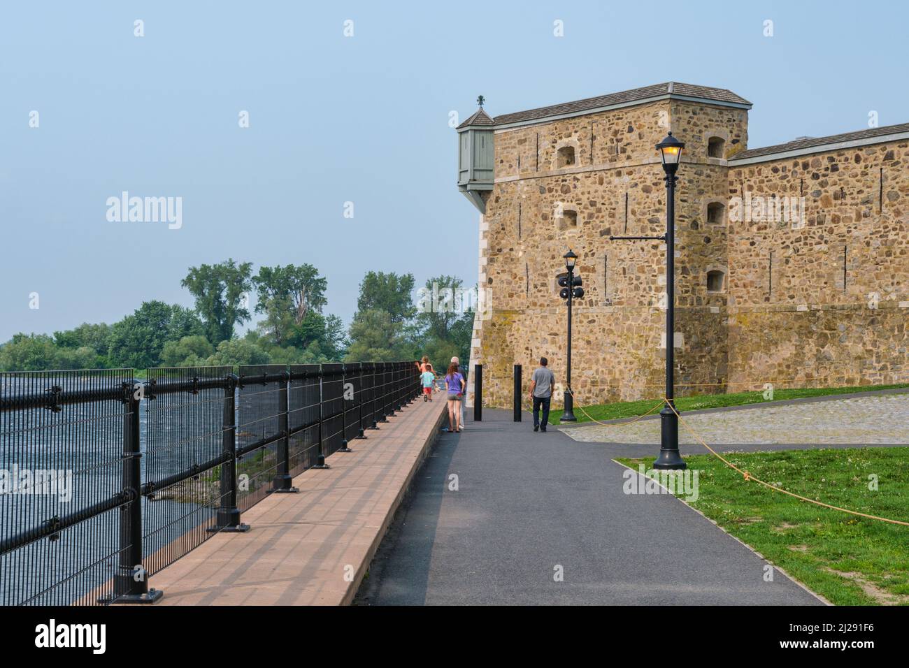 Chambly, CA - 19 July 2021: Fort Chambly National Historic Site Stock ...