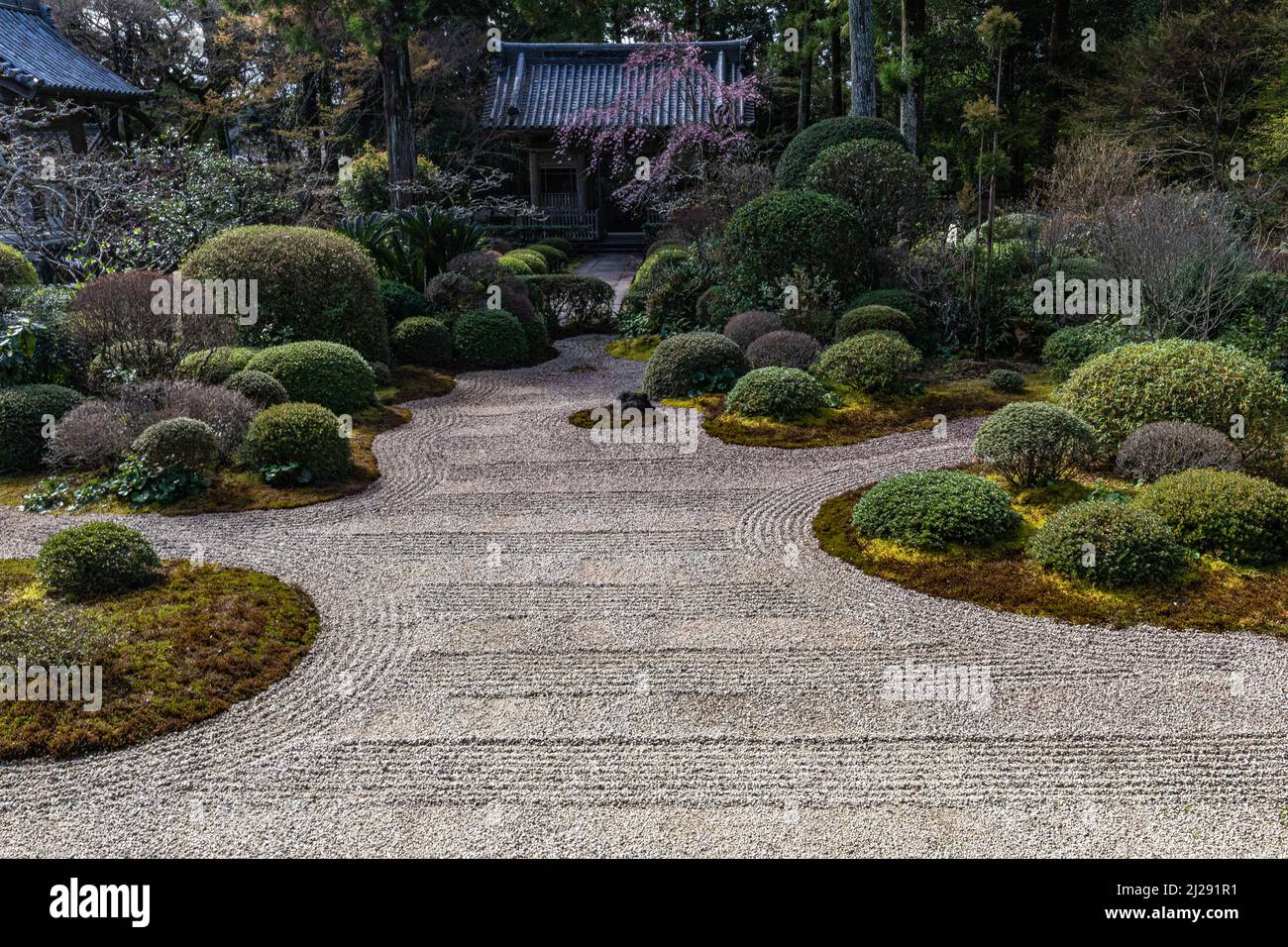 The official name is "Manmatsuyama Ryotanji Zen Temple has a long ...