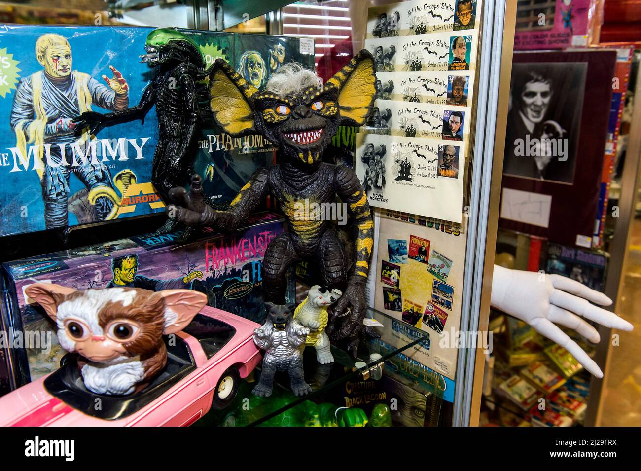 Cheshire, Connecticut, USA. 30th Mar, 2022. The Barker Character, Comic ...