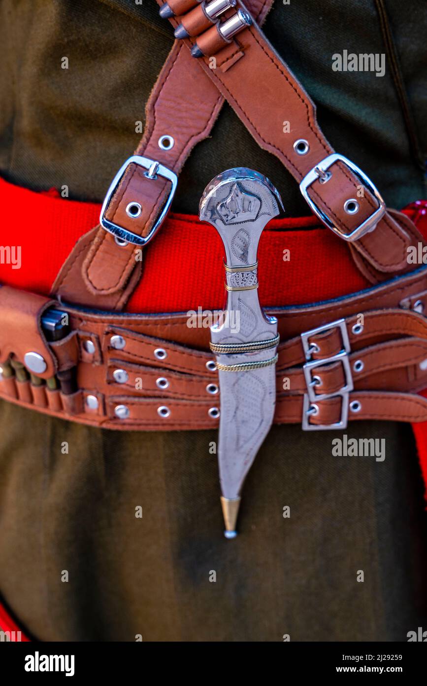 A Close Up Of The Uniform Of A Desert ‘Bedouin’ Police Officer, Petra ...