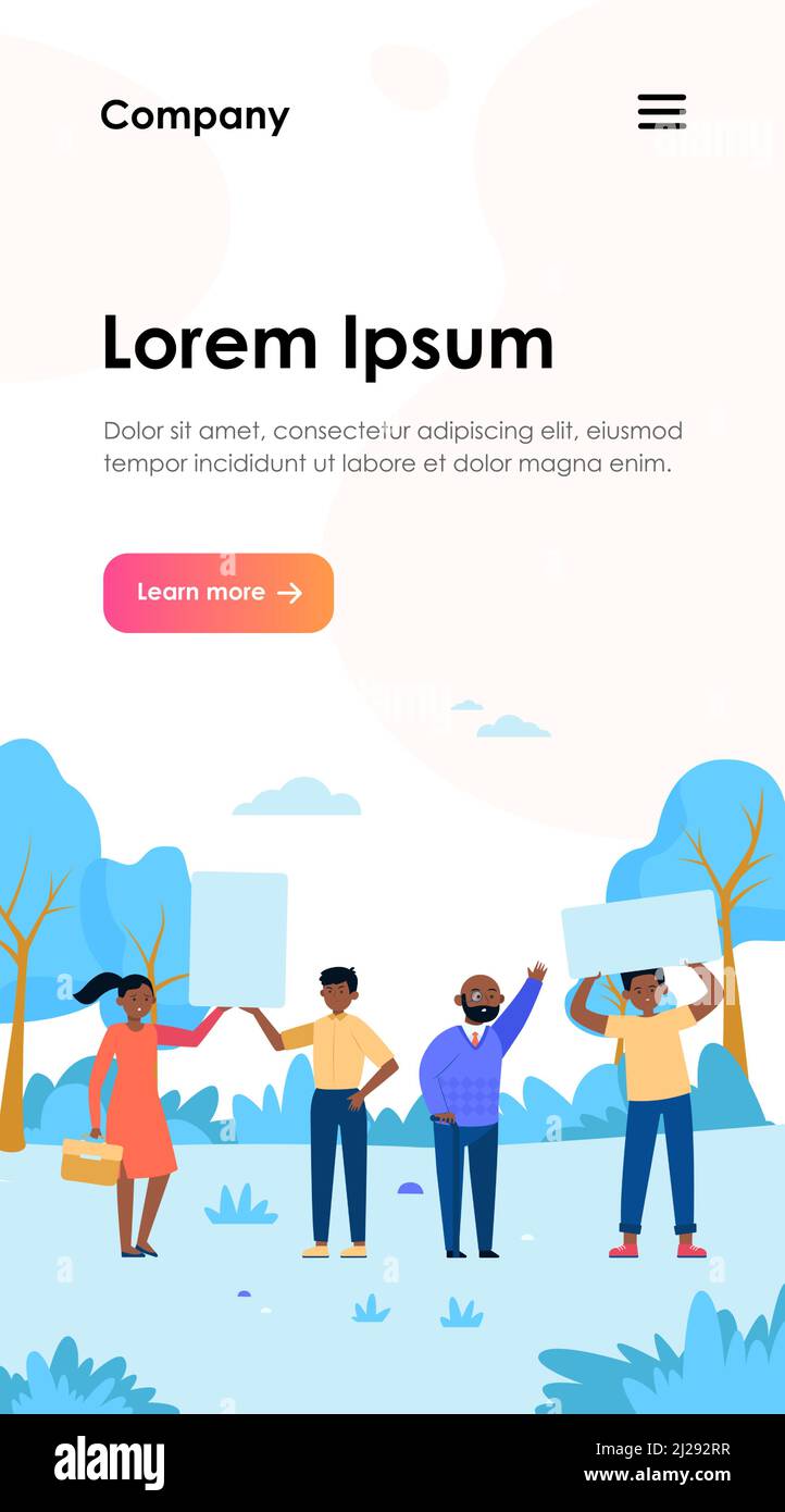 Democracy protest placard Stock Vector Images - Alamy