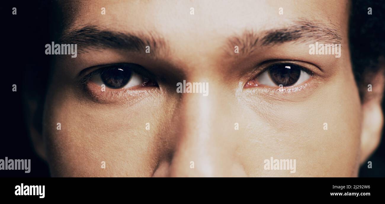Dark eye model hi-res stock photography and images - Alamy