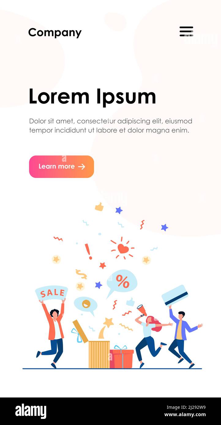 Announcing sale Stock Vector Images - Alamy