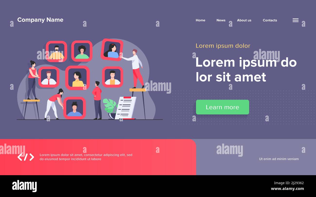 Employers choosing candidates for job interview. HR professionals ...