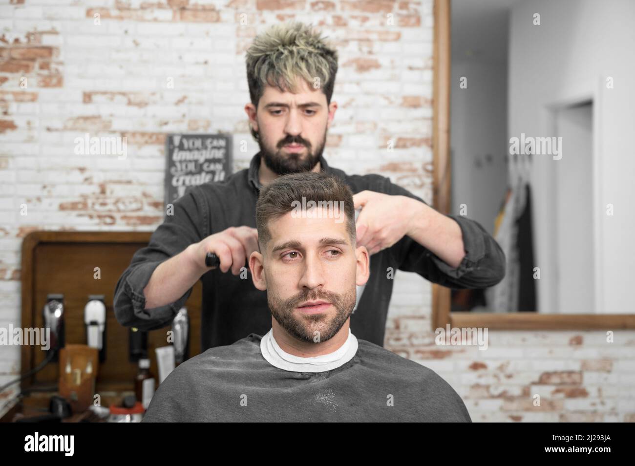 High cut hairstyle hi-res stock photography and images - Alamy