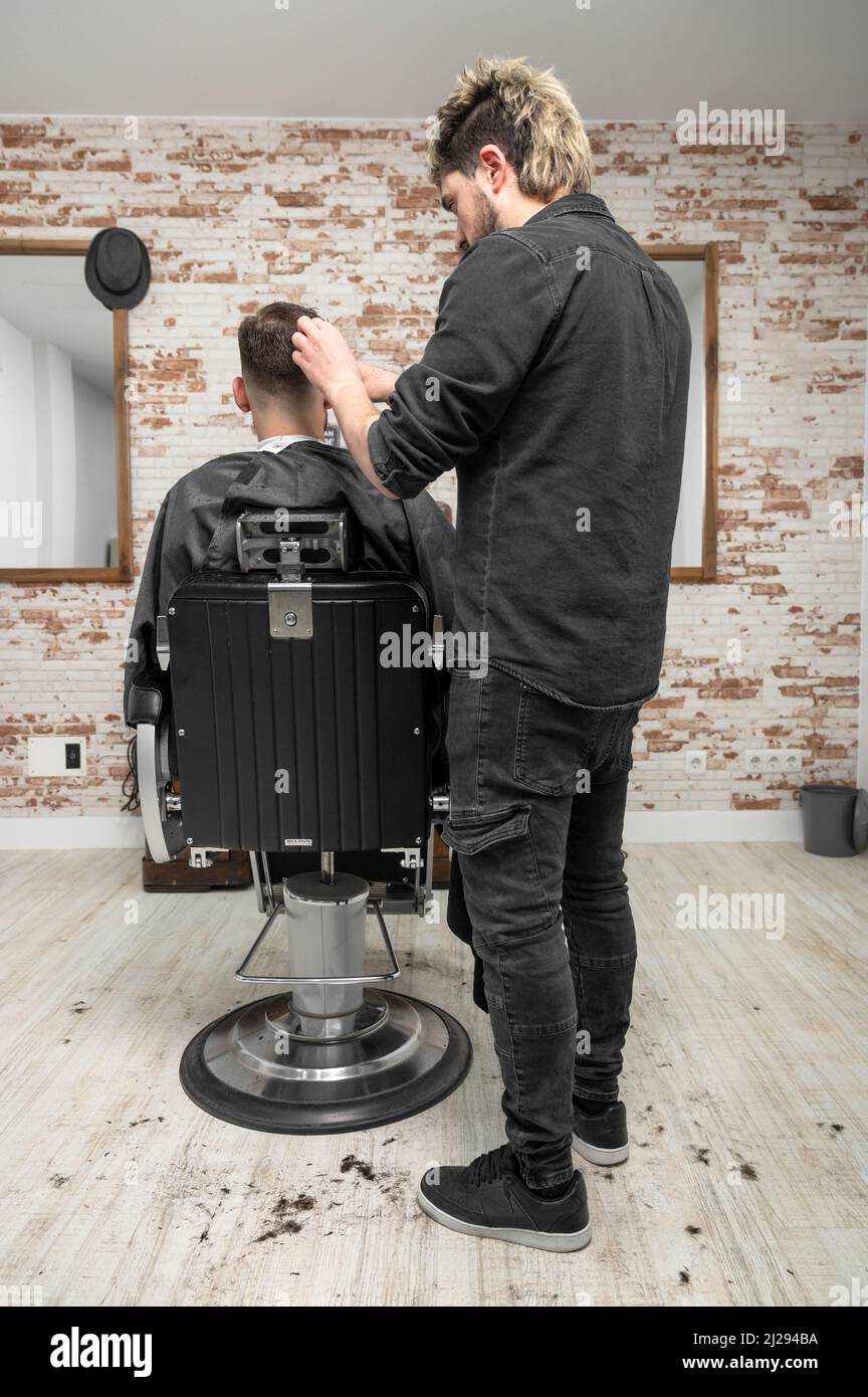 Work at the barber shop. High quality photo Stock Photo - Alamy