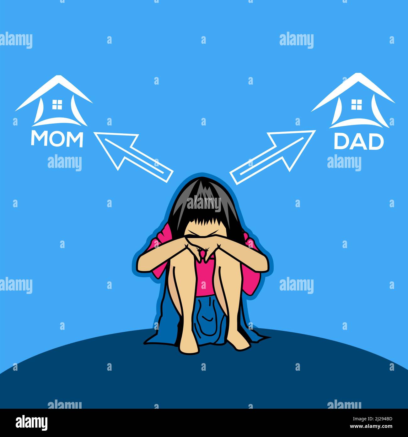 Father and mother concept Stock Vector Images - Alamy