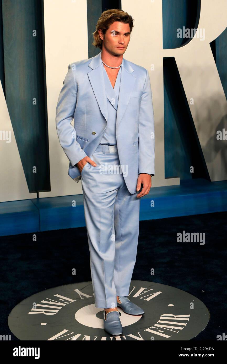 LOS ANGELES - MAR 27: Chase Stokes at the Vanity Fair Oscar Party at ...
