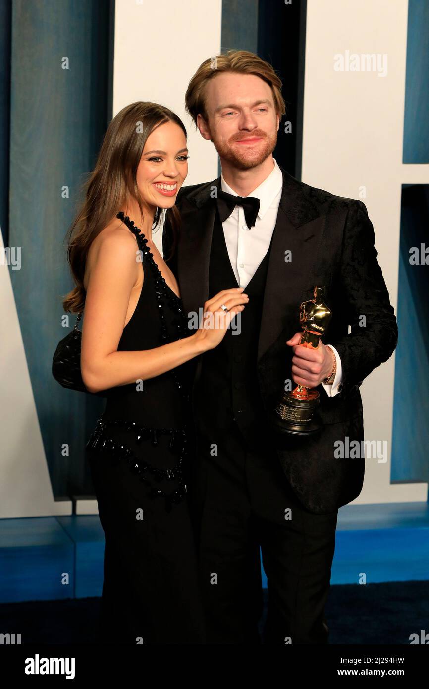 LOS ANGELES - MAR 27: Claudia Sulewski, Finneas O'Connell at the Vanity ...
