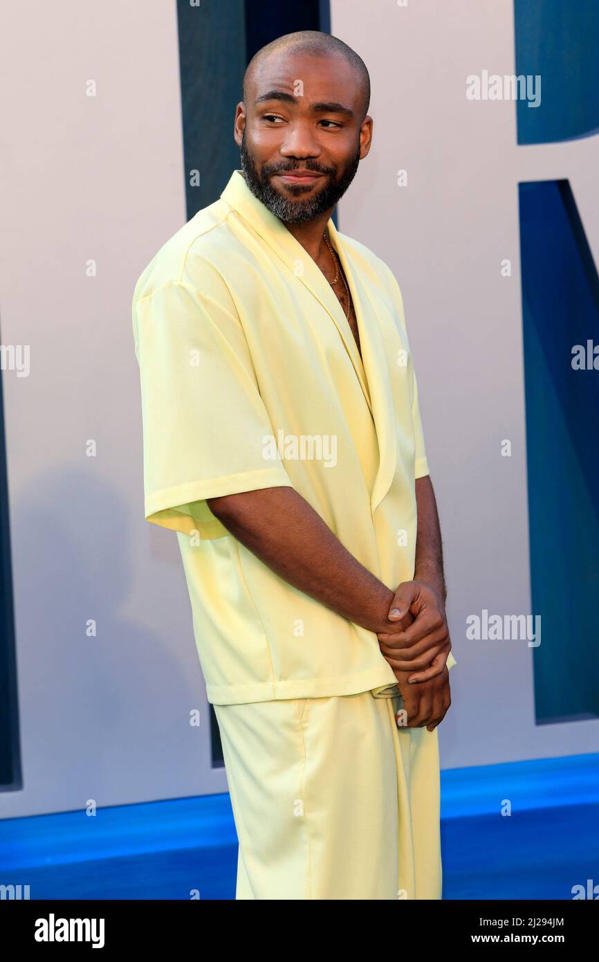 LOS ANGELES - MAR 27: Donald Glover at the Vanity Fair Oscar Party at ...