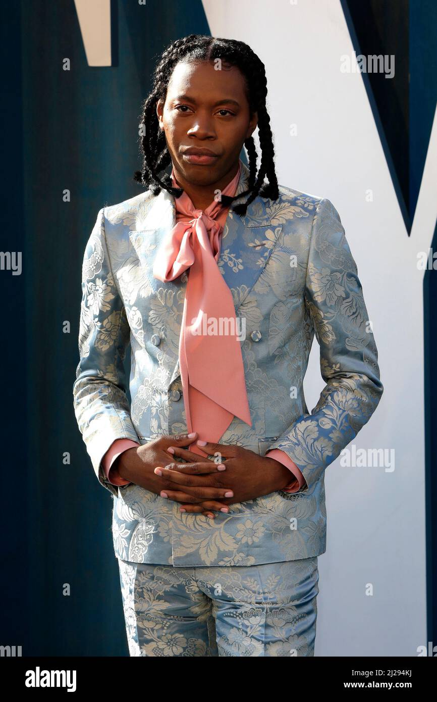 LOS ANGELES - MAR 27: Jeremy O Harris at the Vanity Fair Oscar Party at ...