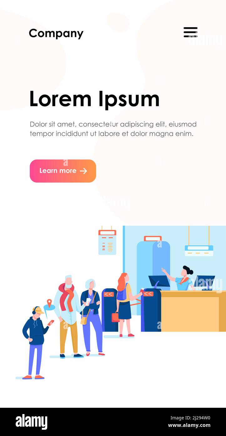 Person at flight counter Cut Out Stock Images & Pictures - Alamy