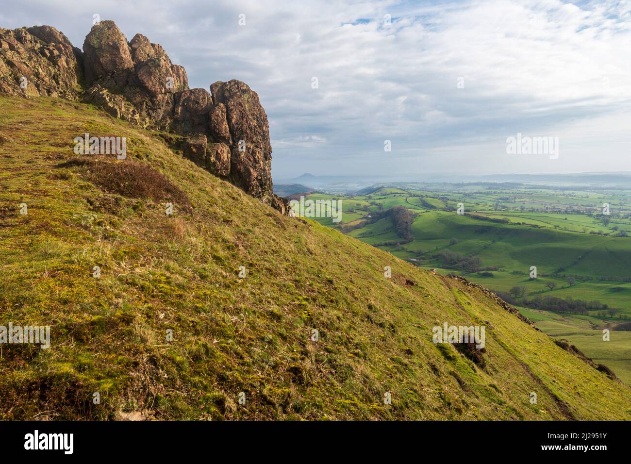Grass covered rocky outcrops hi-res stock photography and images - Alamy