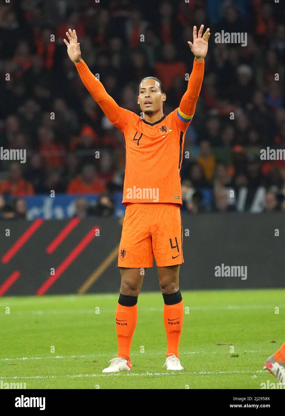 Virgil van DIjk of the Netherlands during Friendly Match Netherlands vs ...