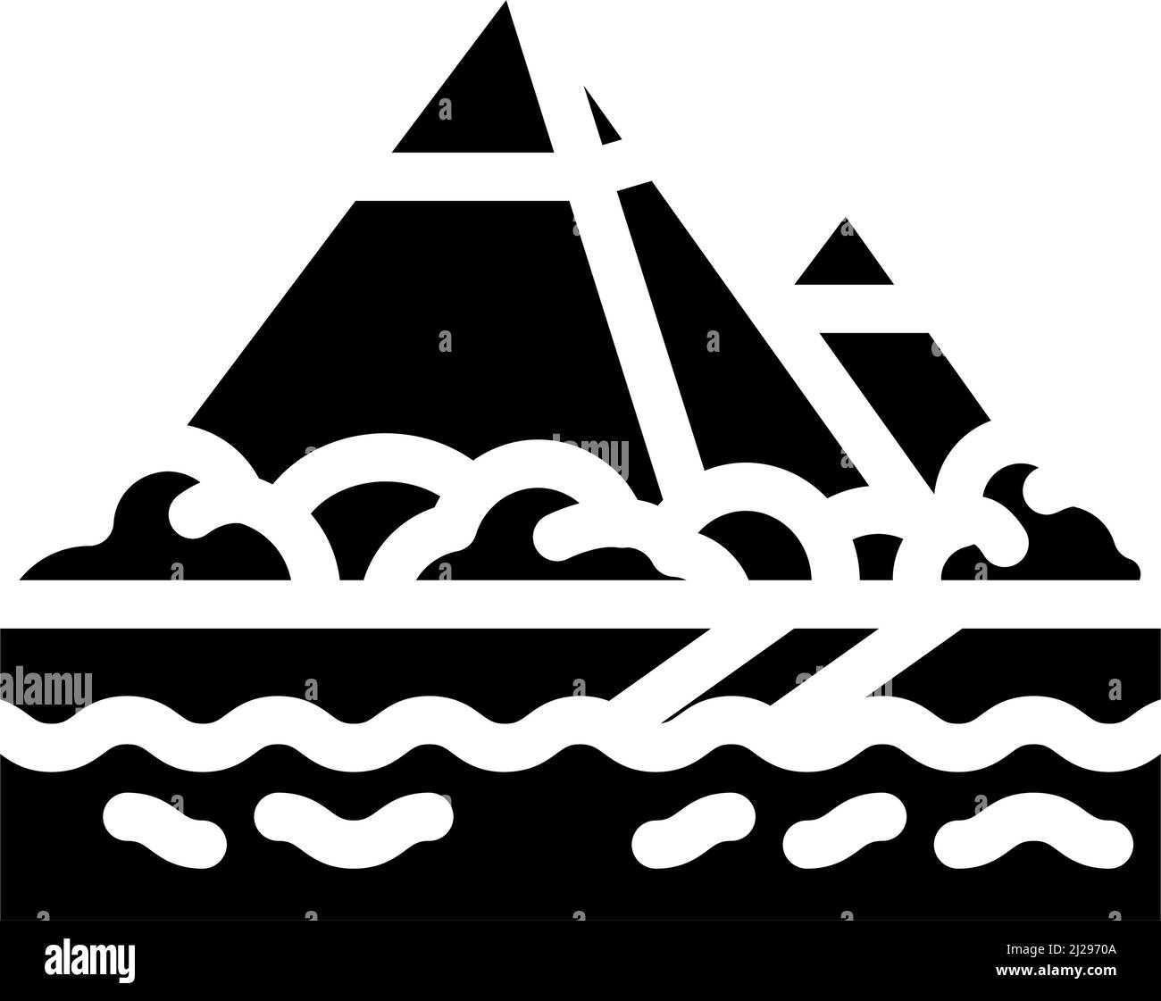 nile river glyph icon vector illustration Stock Vector Image & Art - Alamy