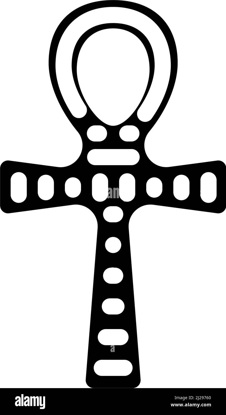 ankh decoration glyph icon vector illustration Stock Vector Image & Art ...