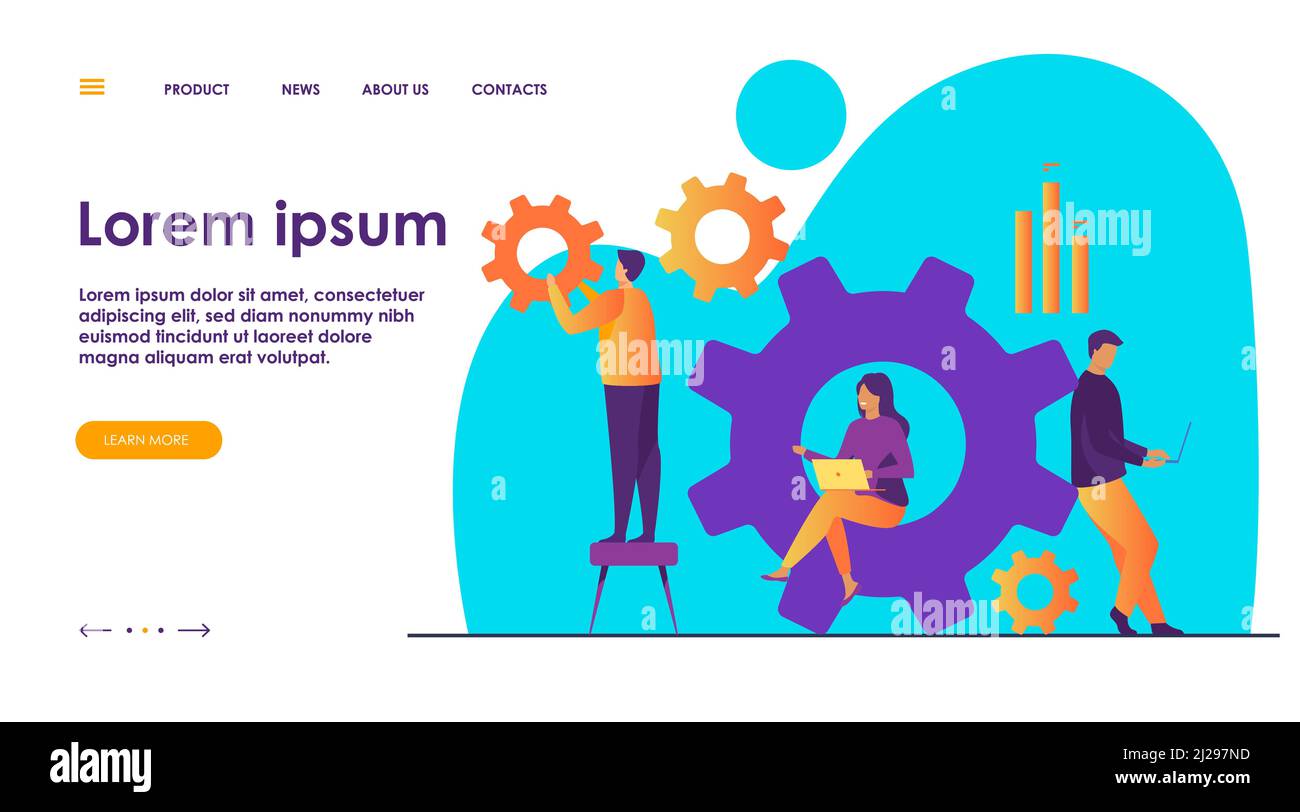 Business team working on cogwheel mechanism together. People carrying ... Business team working on cogwheel mechanism together. People carrying ...