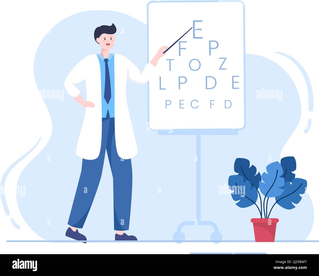 Ophthalmology of Checks Patient Sight, Optical Eyes Test, Spectacles ...