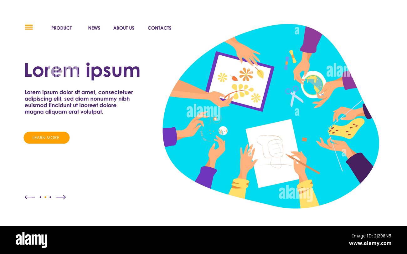 Handicraft activity Stock Vector Images - Alamy