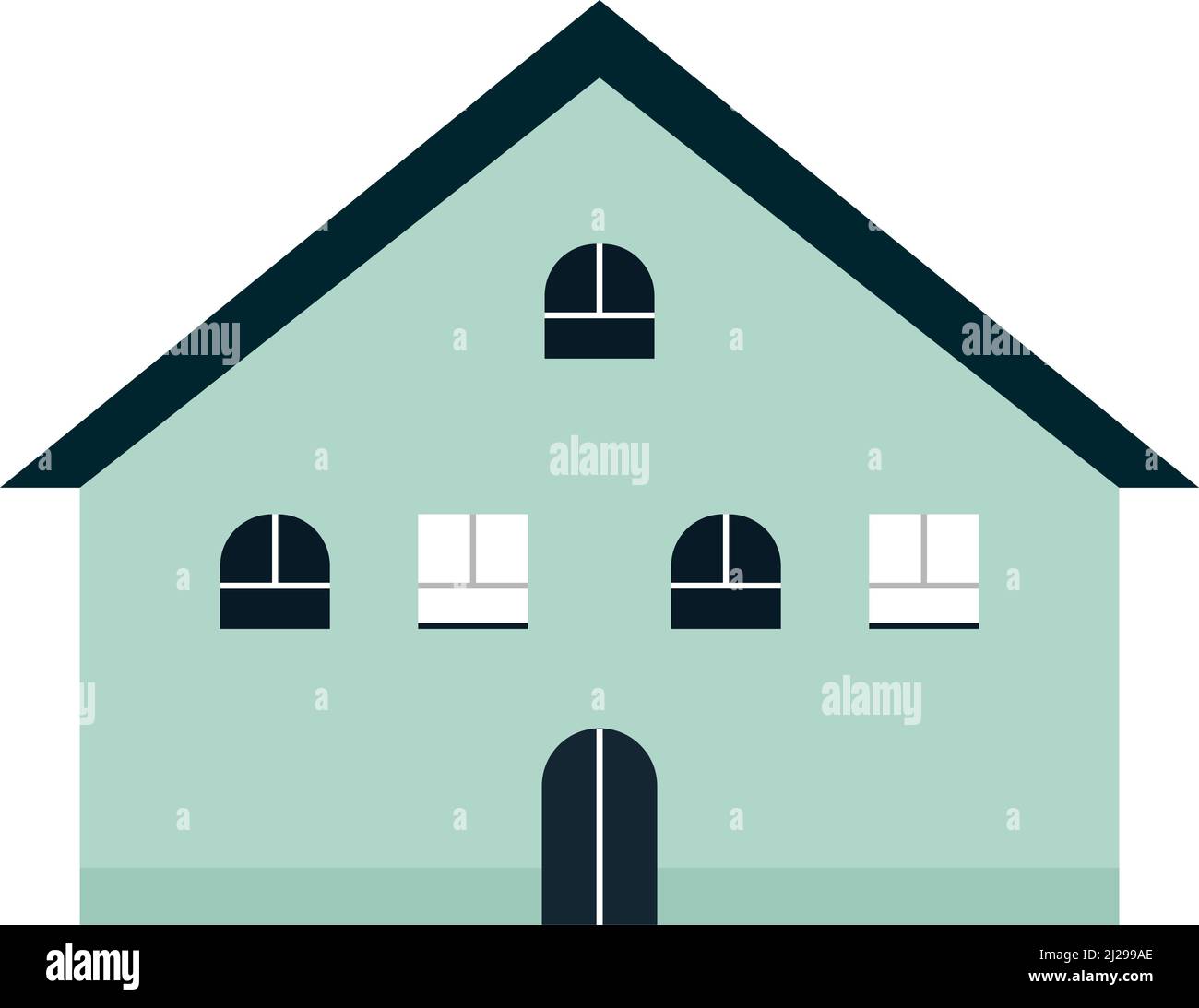 blue house design Stock Vector Image & Art - Alamy