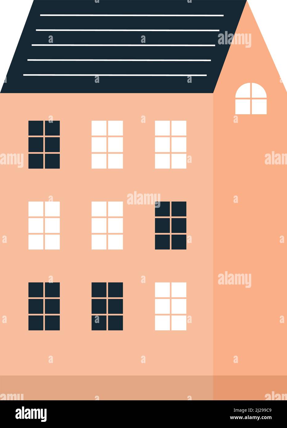 cute building design Stock Vector Image & Art - Alamy