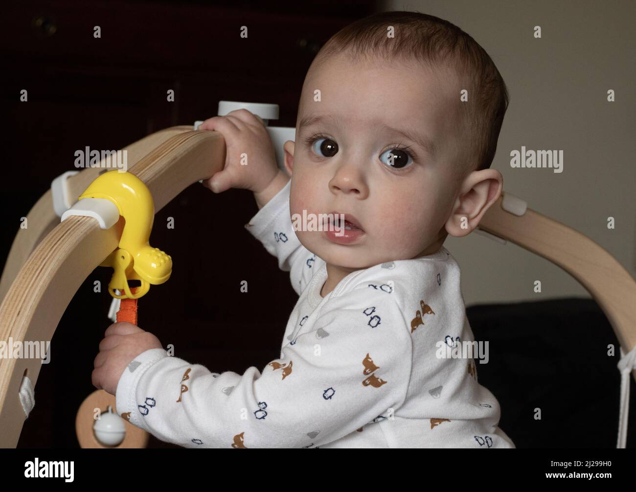 Nine month baby hi-res stock photography and images - Alamy