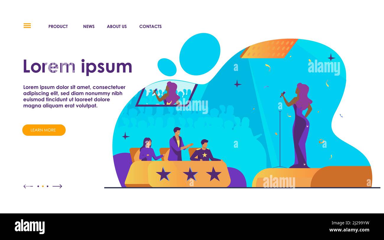 Singer clapping at audience Cut Out Stock Images & Pictures - Alamy