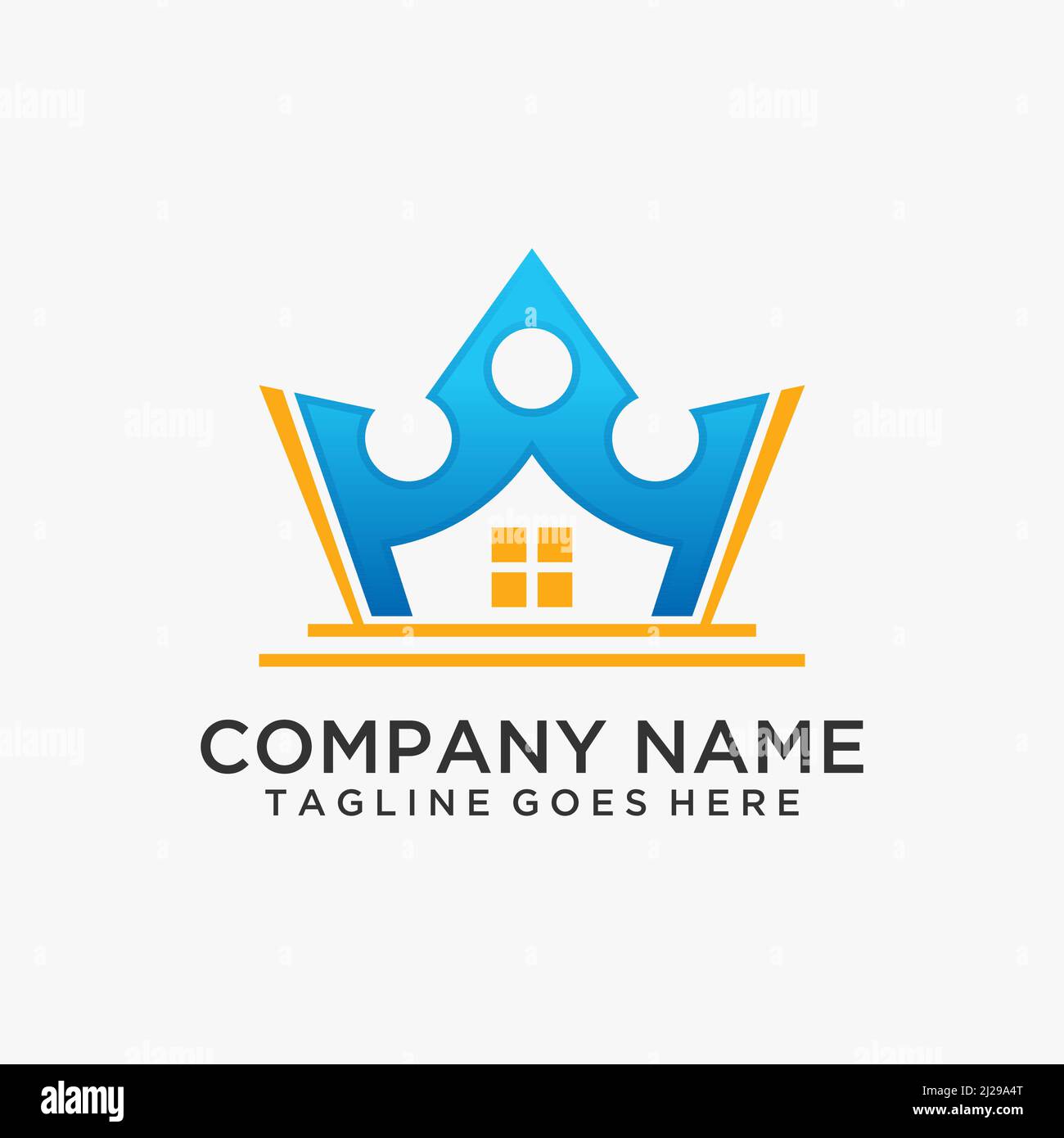 King house logo design Stock Vector Image & Art - Alamy