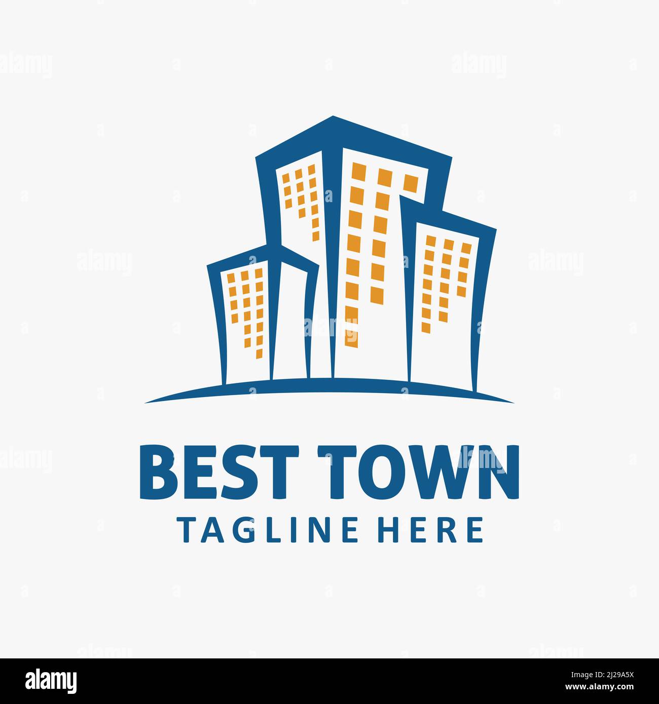 Town building logo design Stock Vector Image & Art - Alamy