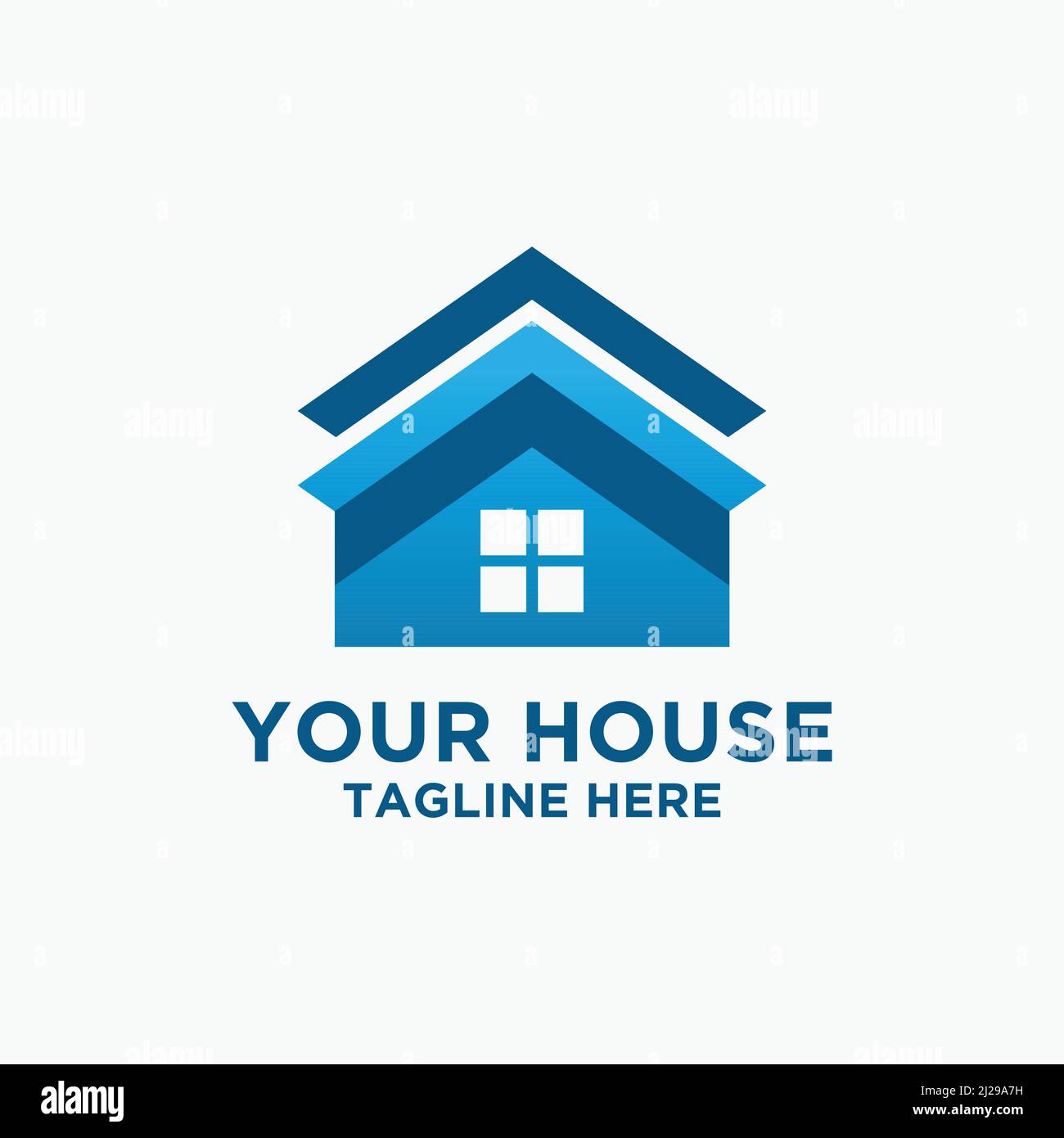 Intersect house logo design Stock Vector Image & Art - Alamy