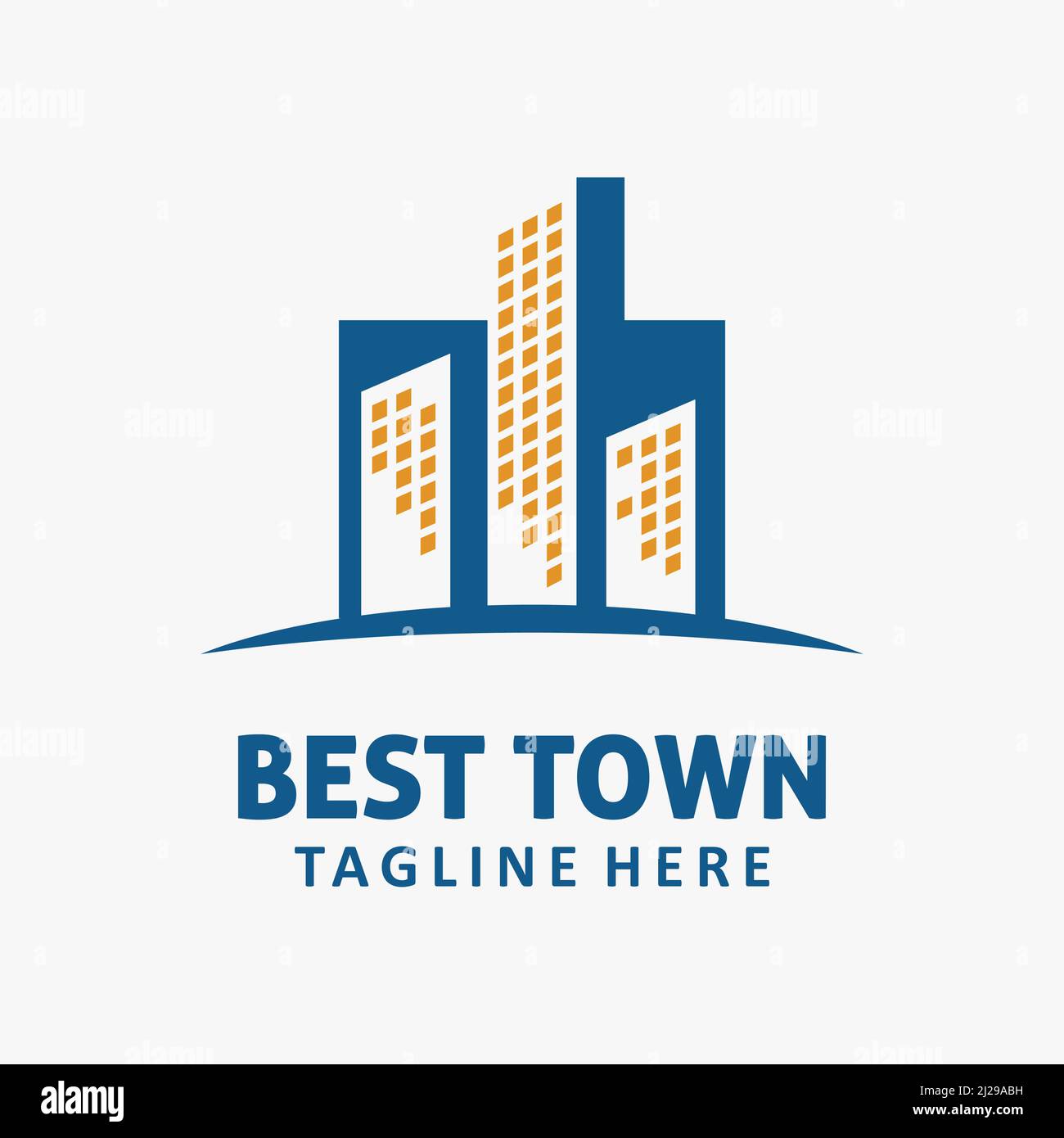 Town building logo design Stock Vector Image & Art - Alamy