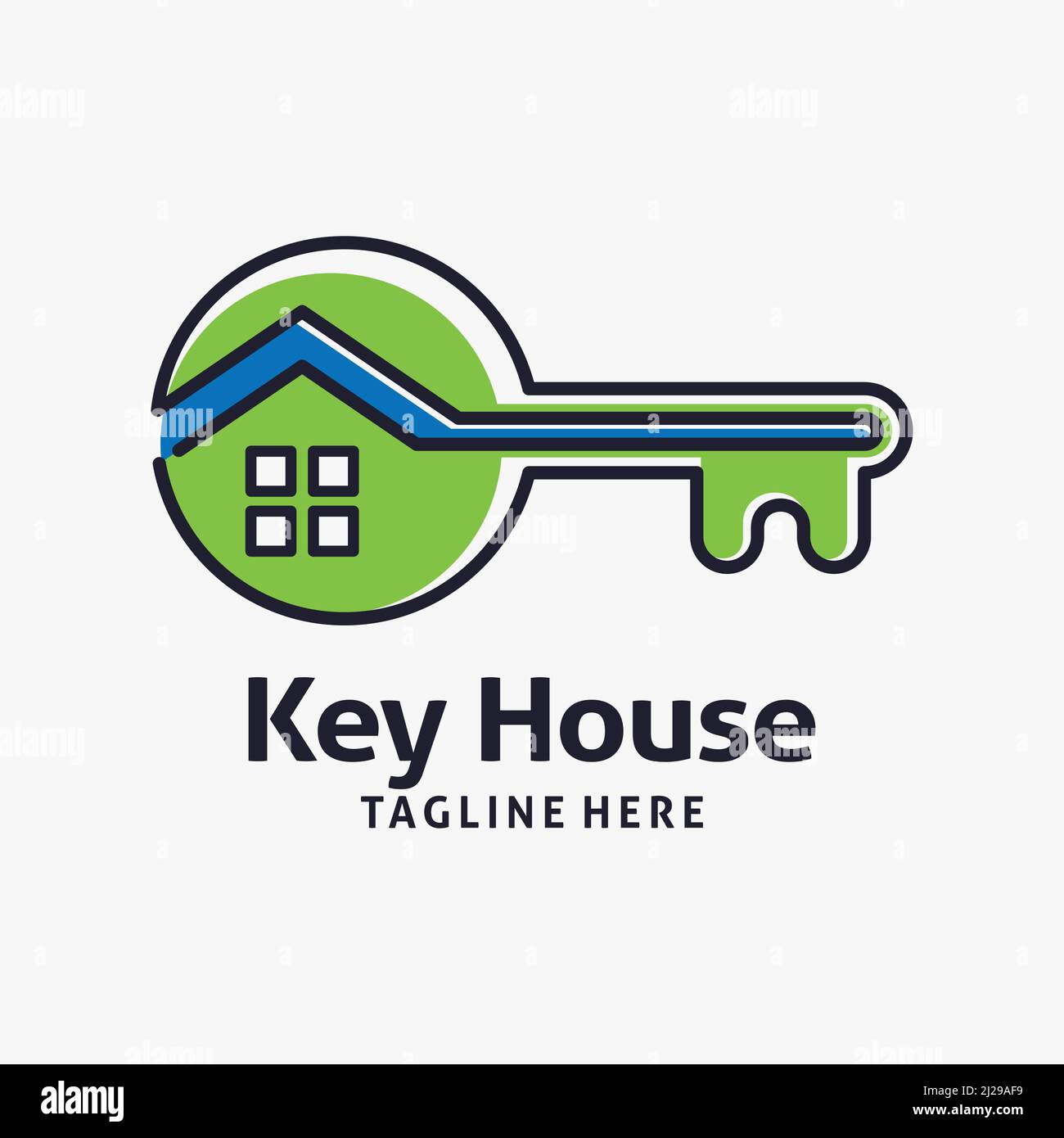 Key house logo design inspiration Stock Vector Image & Art - Alamy