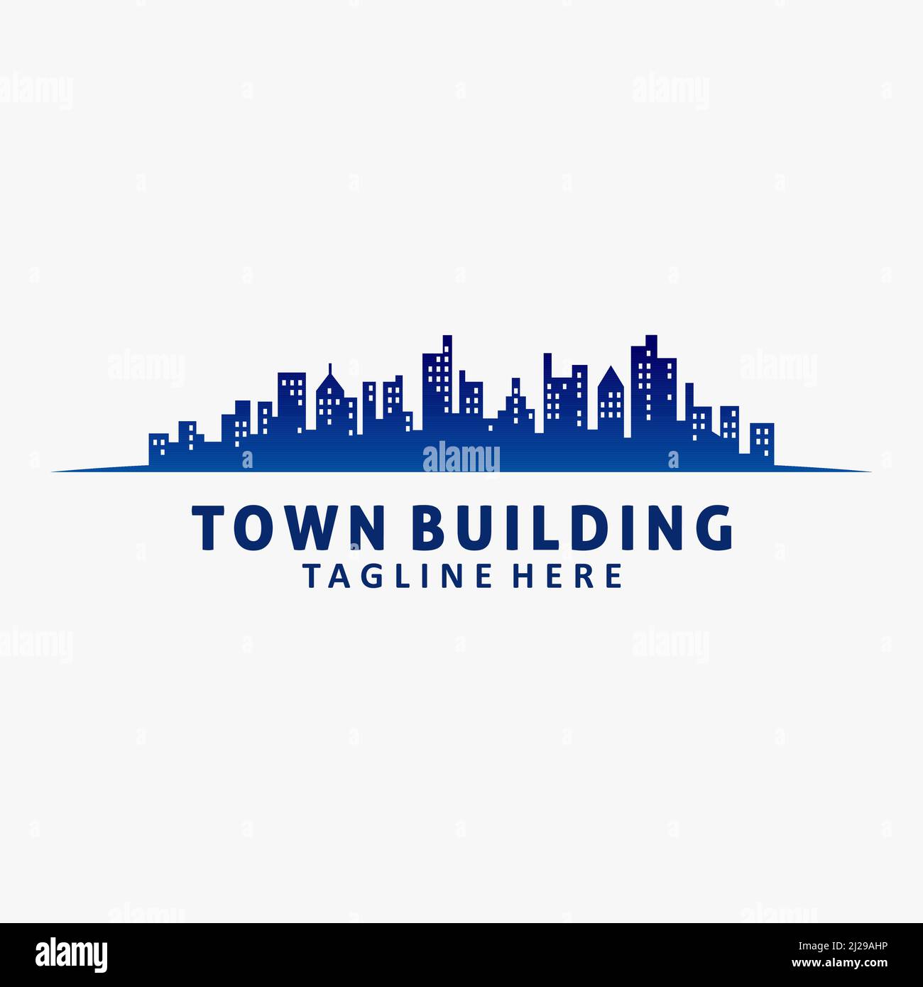 Unique downtown architecture Stock Vector Images - Alamy