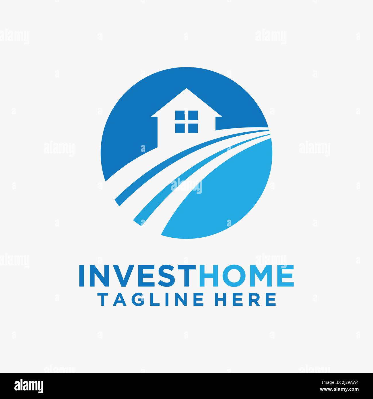 Home investment logo design Stock Vector Image & Art - Alamy