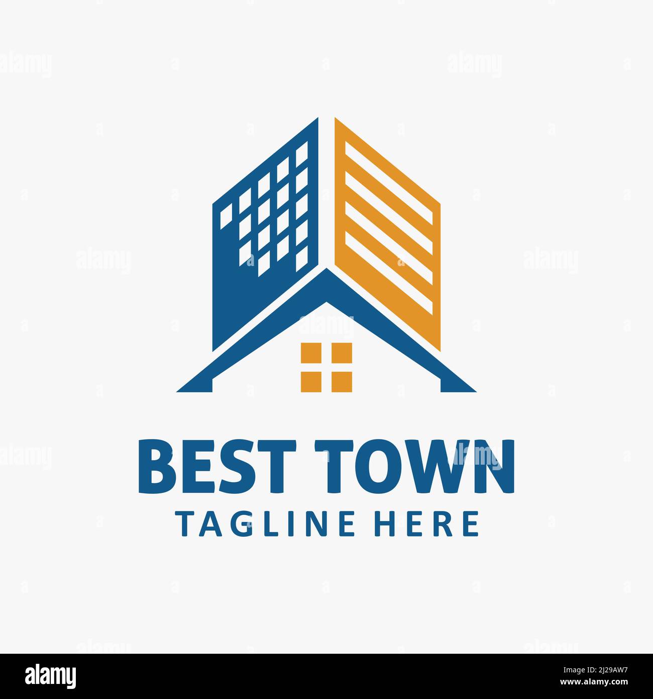 Town building logo design Stock Vector Image & Art - Alamy