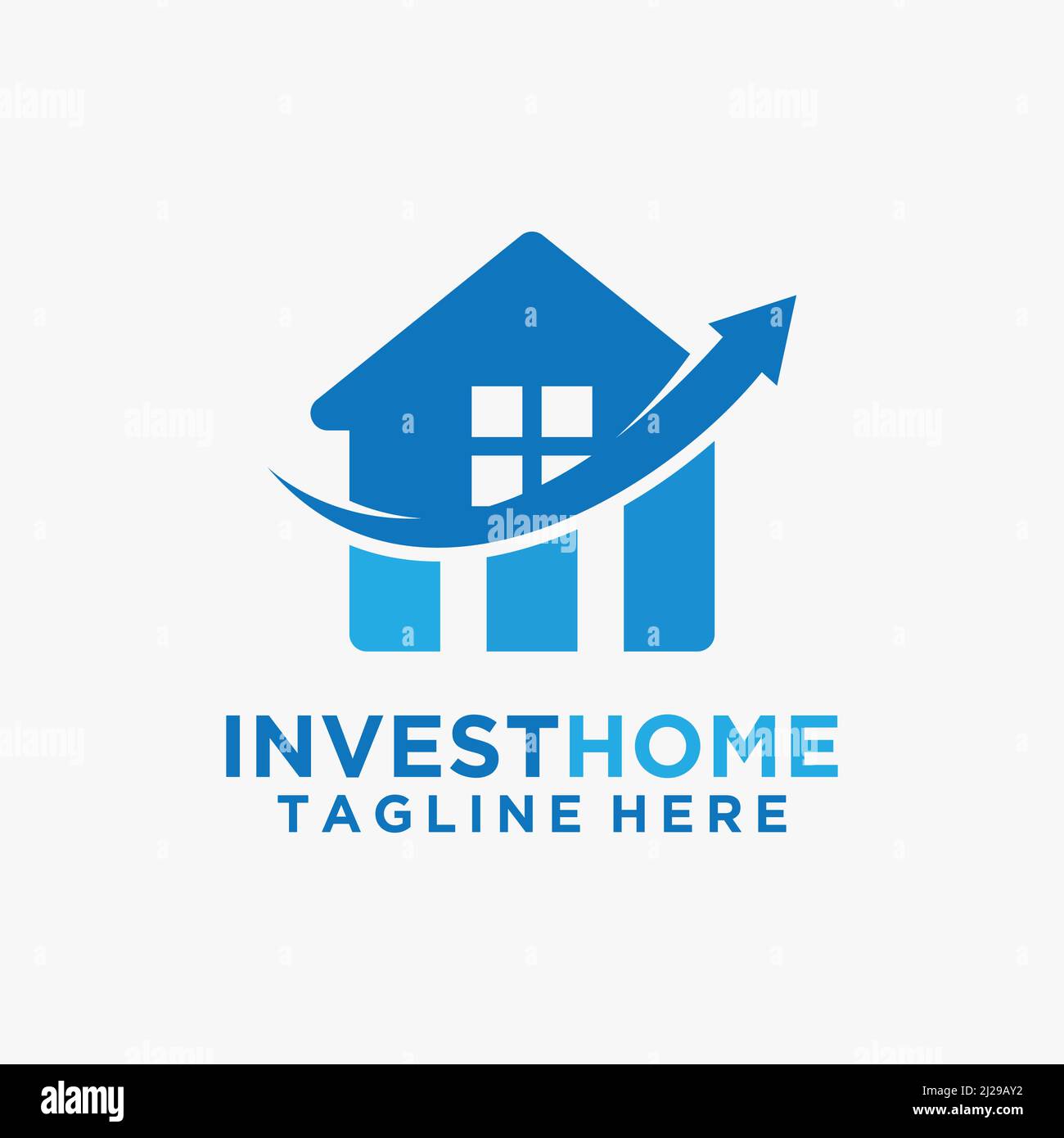 Home investment logo design Stock Vector Image & Art - Alamy