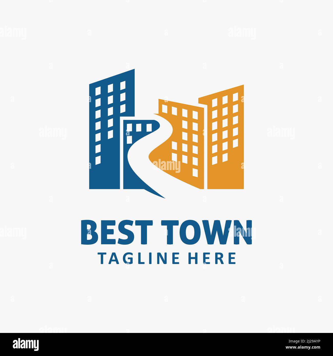 Town building logo design Stock Vector Image & Art - Alamy