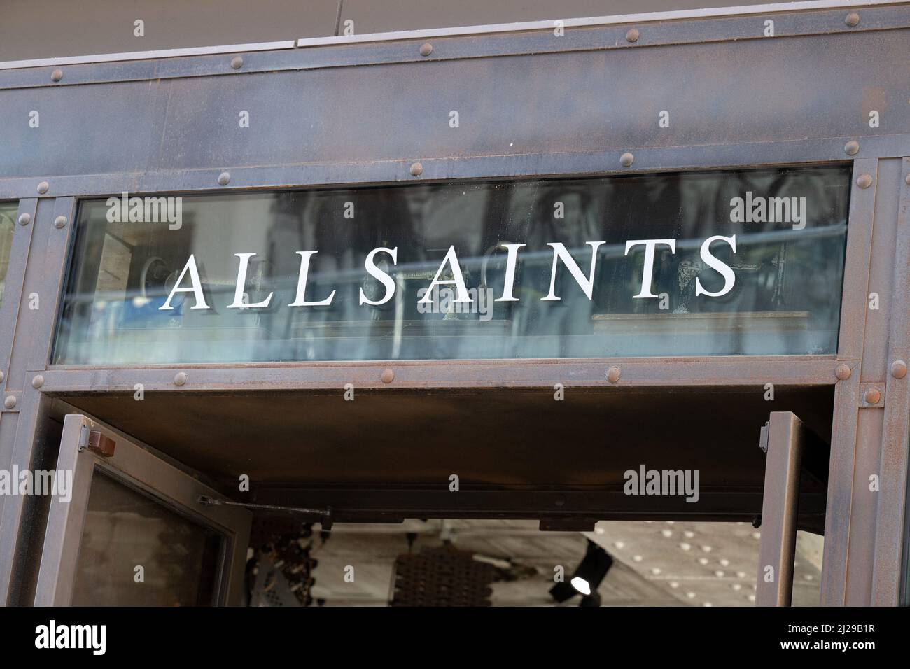 Allsaints logo hi-res stock photography and images - Alamy