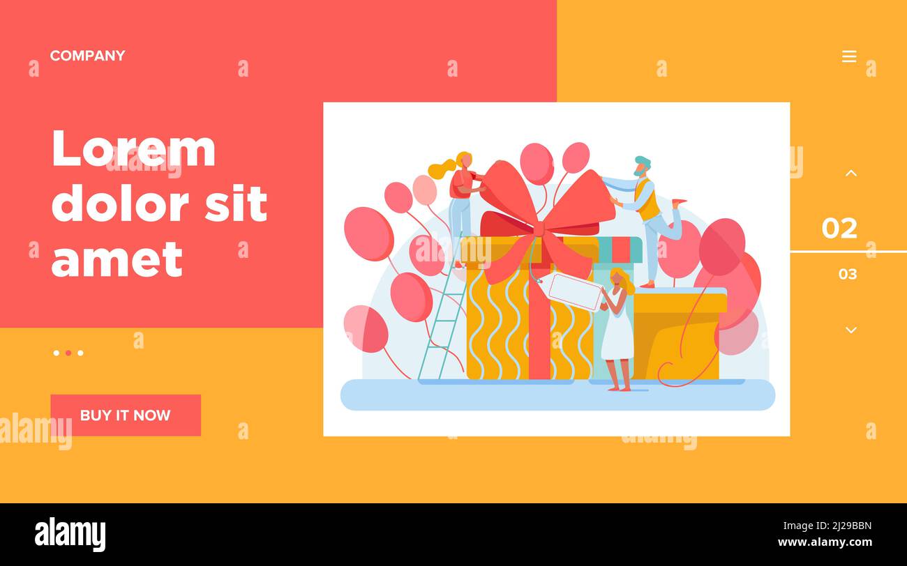 Present packing Stock Vector Images - Alamy