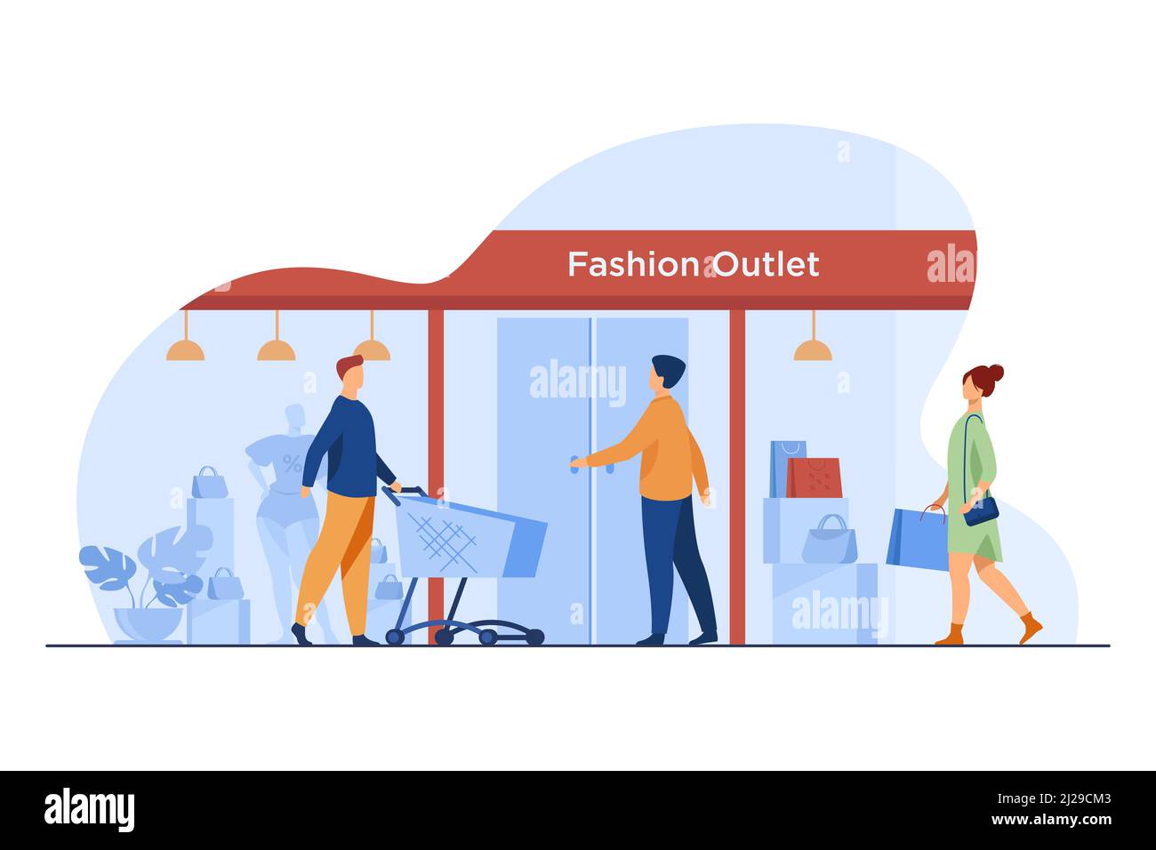 Fashion retail entrance Cut Out Stock Images & Pictures - Alamy