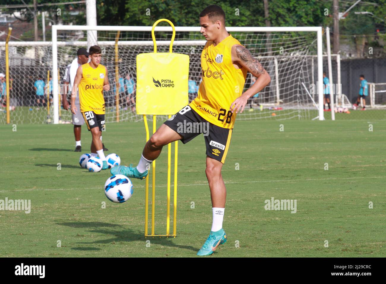 SP - Santos - 03/30/2022 - SANTOS FC, TRAINING - Kaiky Santos player ...