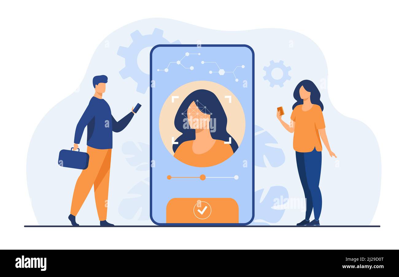 Face Recognition And Data Safety Mobile Phone Users Getting Access To Data After Biometrical